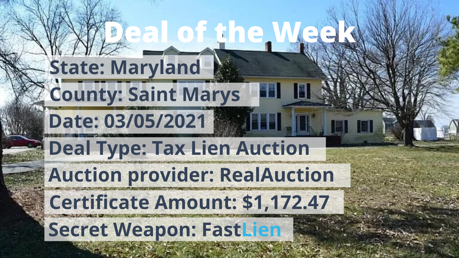Deal of the Week - St. Mary's MD